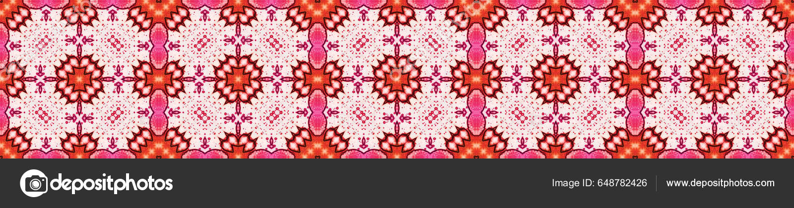 Seamless Abstract Art Wide Pattern Frame Seamless Element Wide Art ...