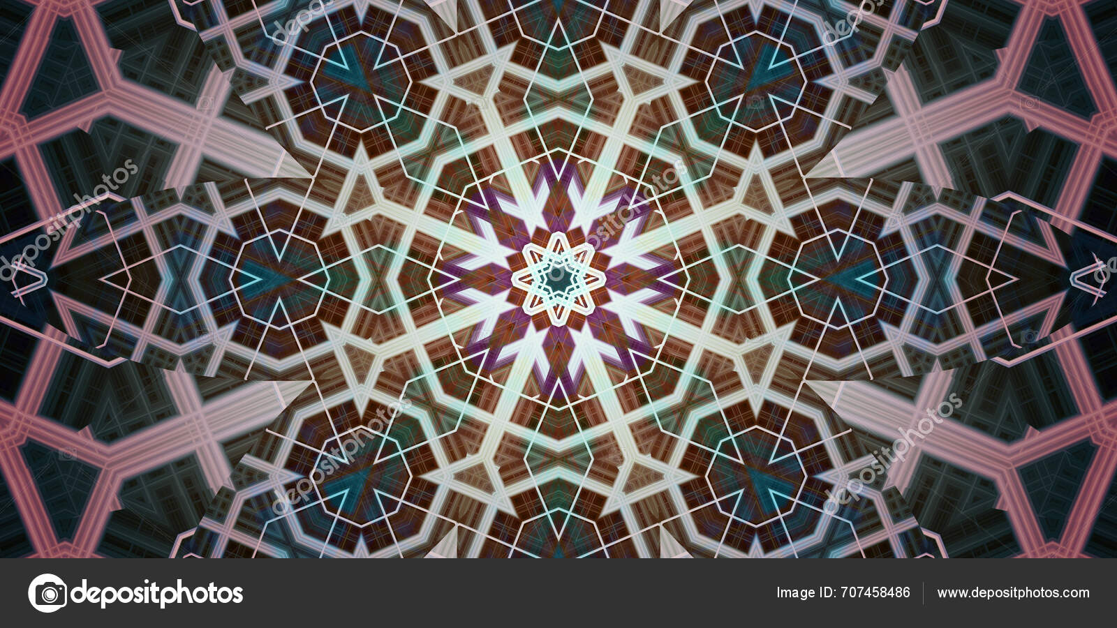 Seamless Abstract Mosaic Pattern Panoramic Texture Repeating Pattern ...