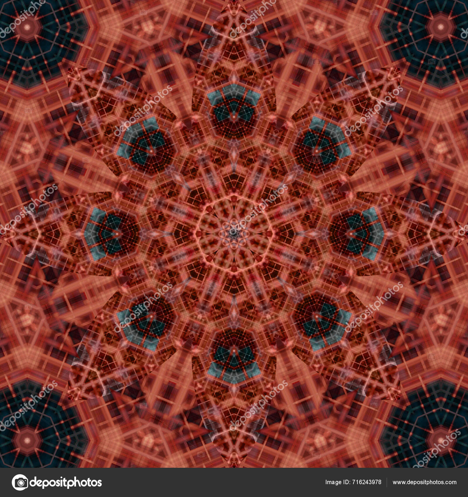 Seamless Abstract Square Pattern Ethnic Pattern — Stock Photo ...