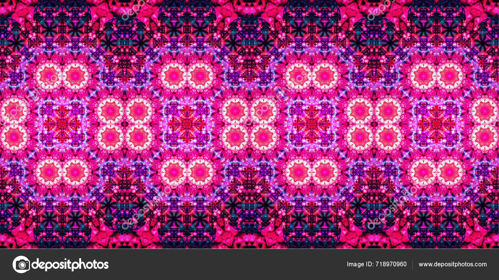 Seamless Wide Patterns Art Texture Symmetrical — Stock Photo ...