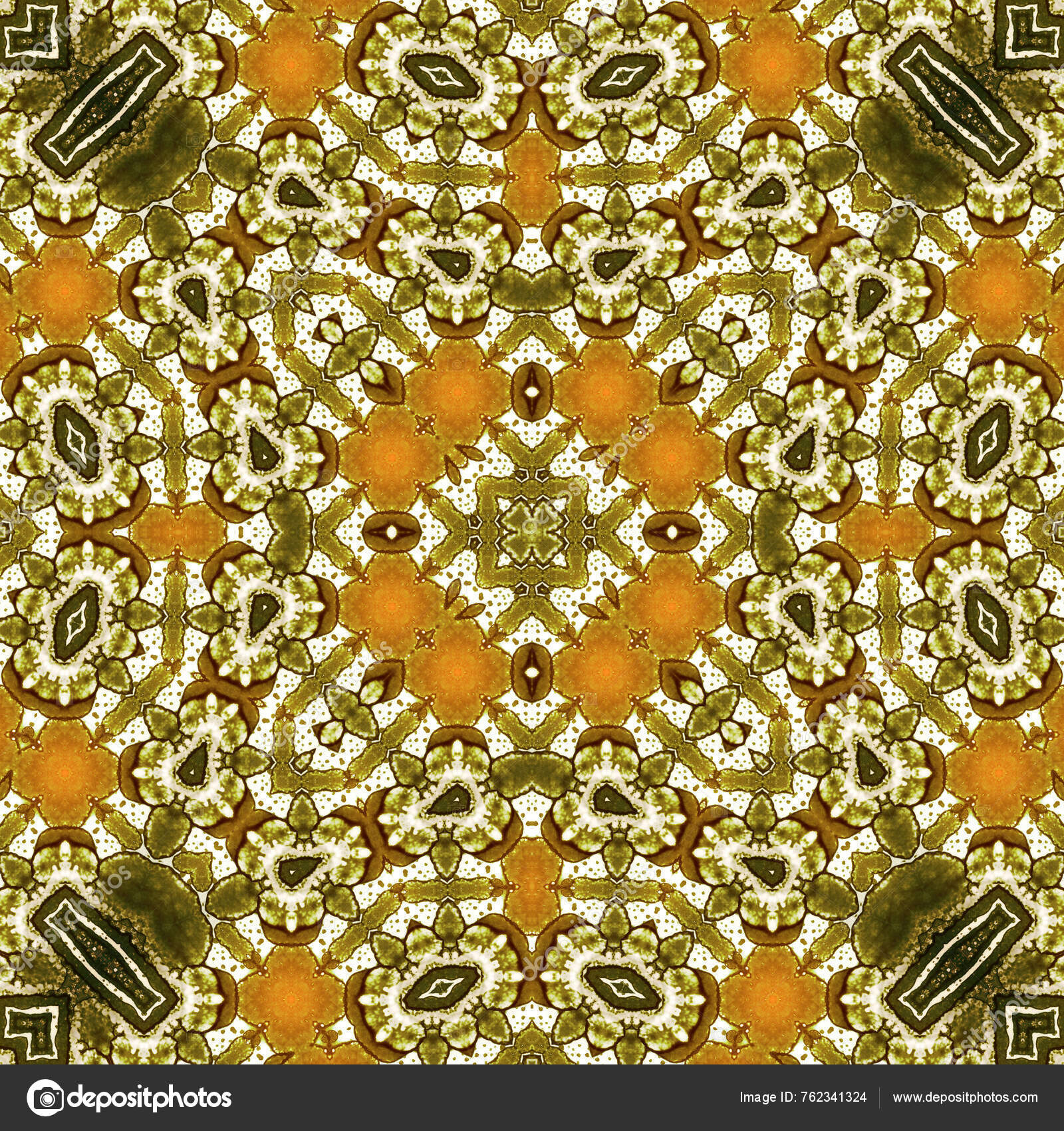 Seamless Square Pattern Symmetric Pattern Texture — Stock Photo ...