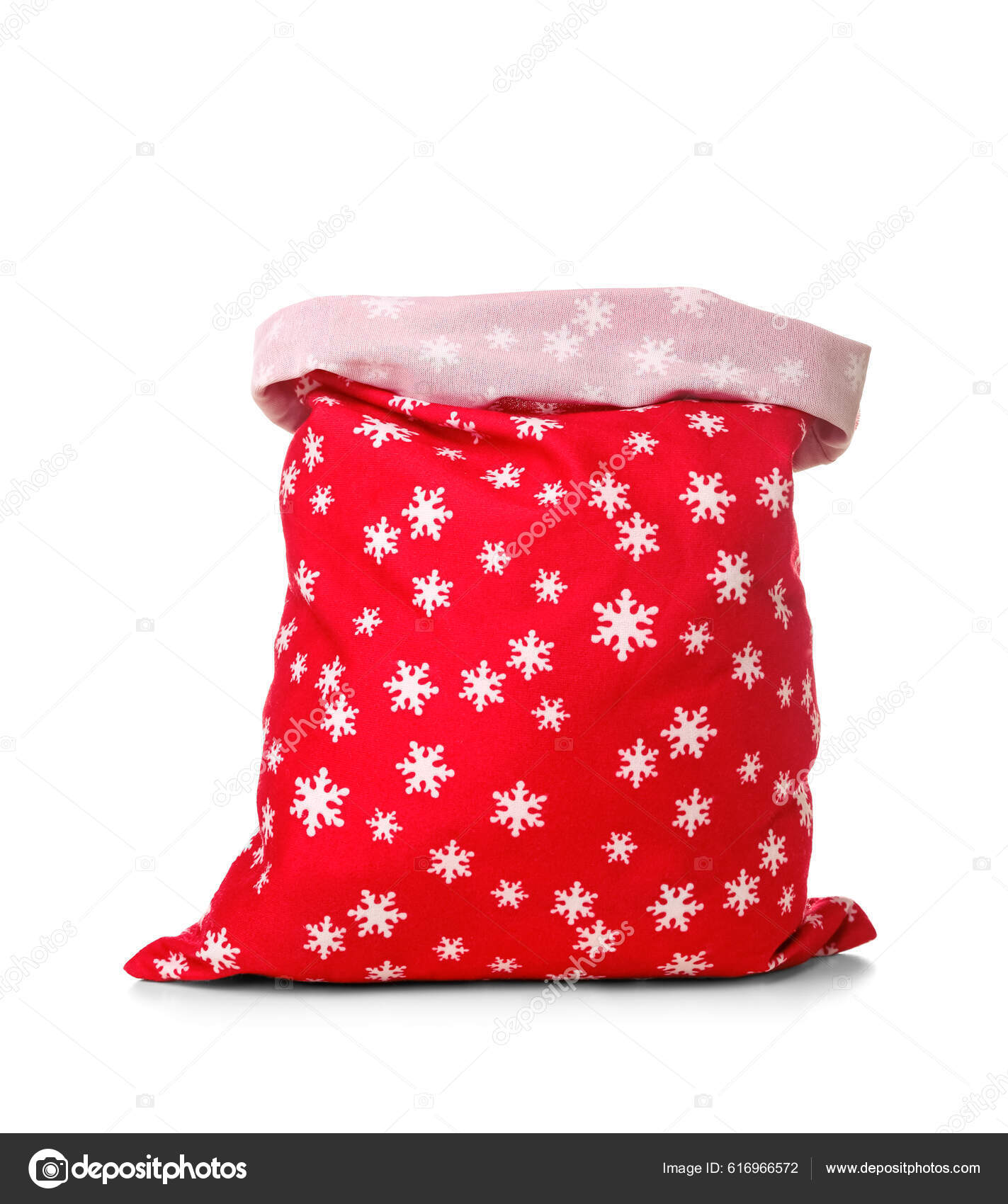 Santa Claus Bag Isolated White Background Stock Photo by ©serezniy ...