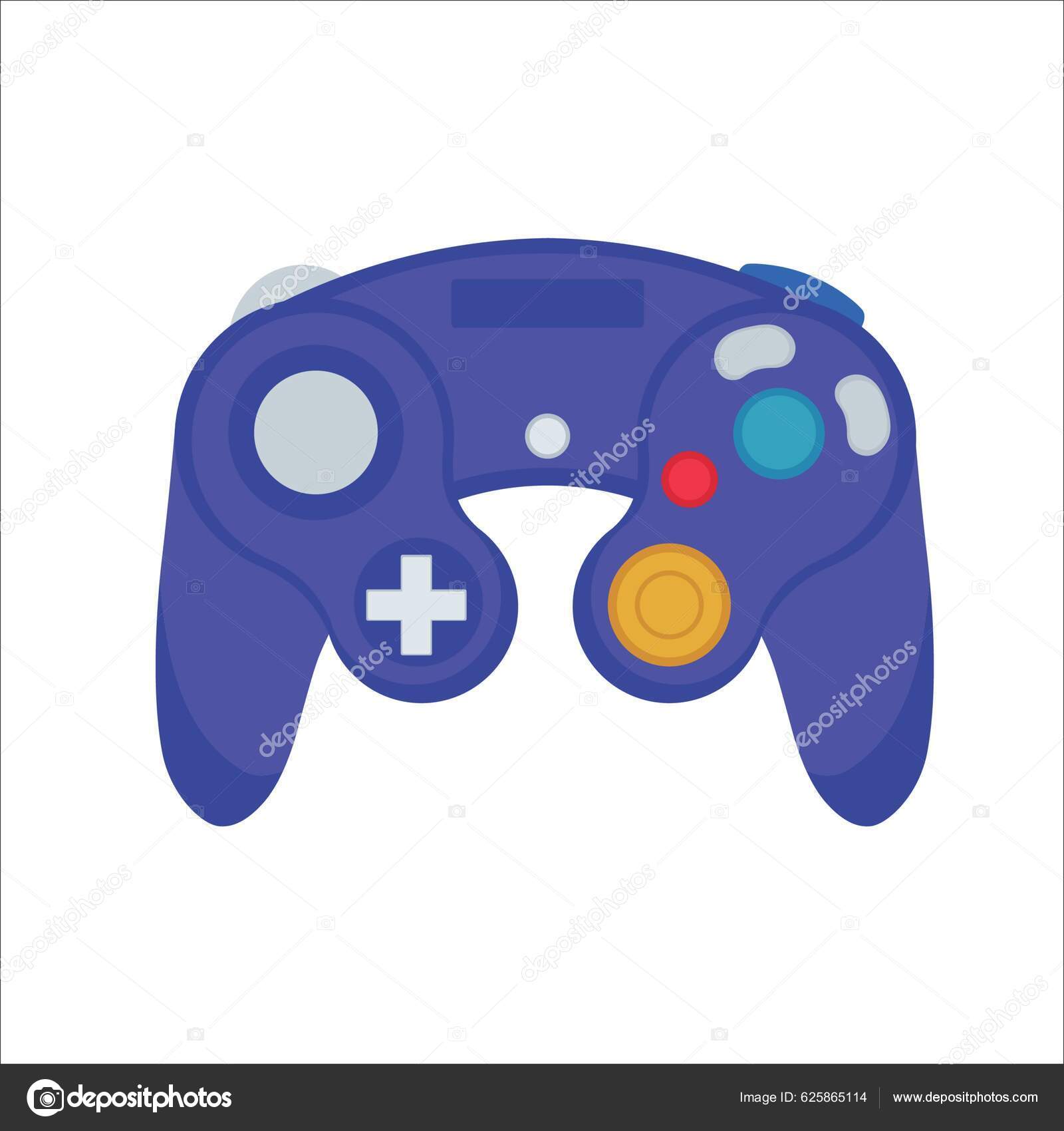 Modern Game Pad White Background Stock Vector by ©serezniy 625865114