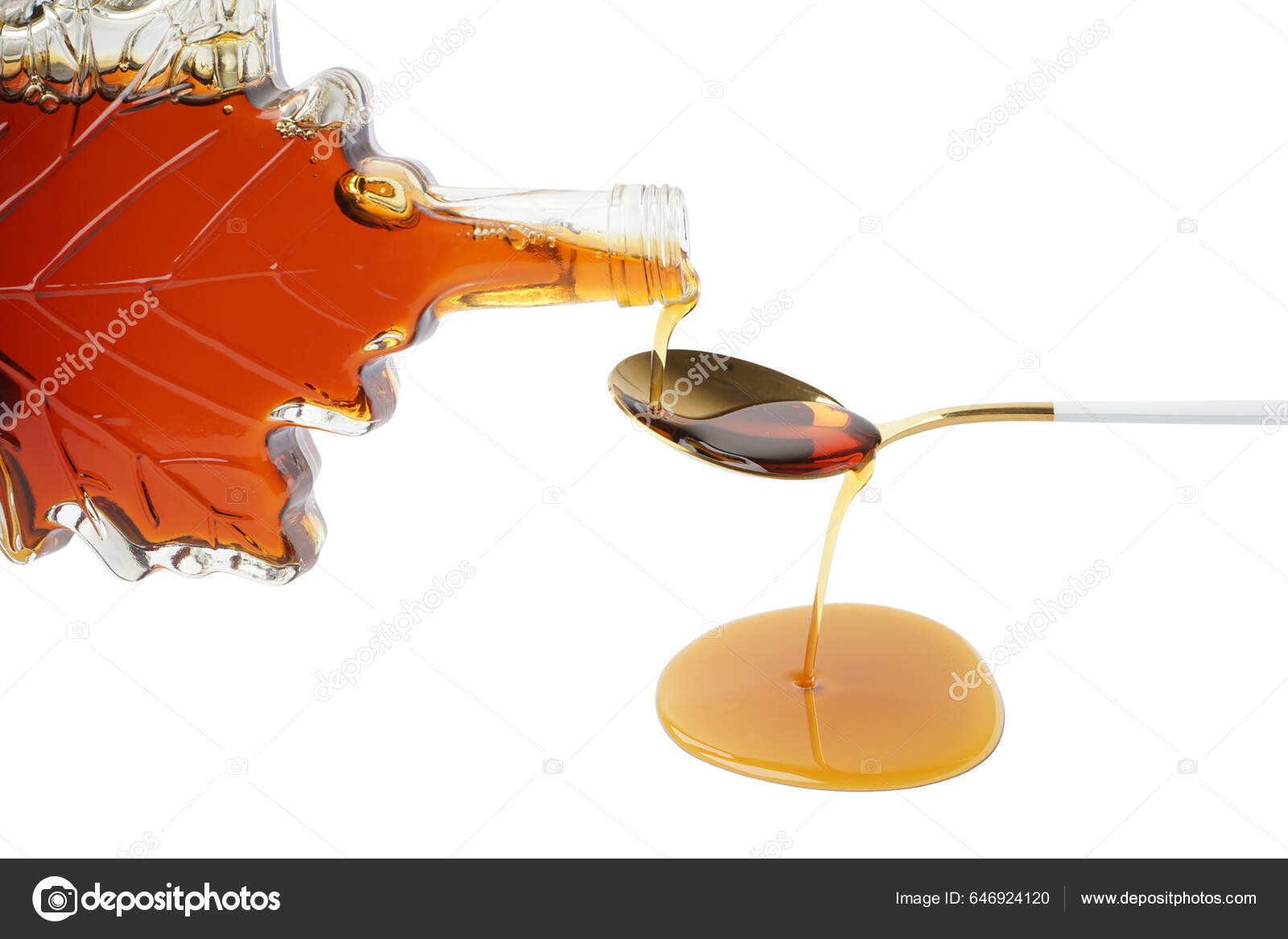 Pouring Maple Syrup