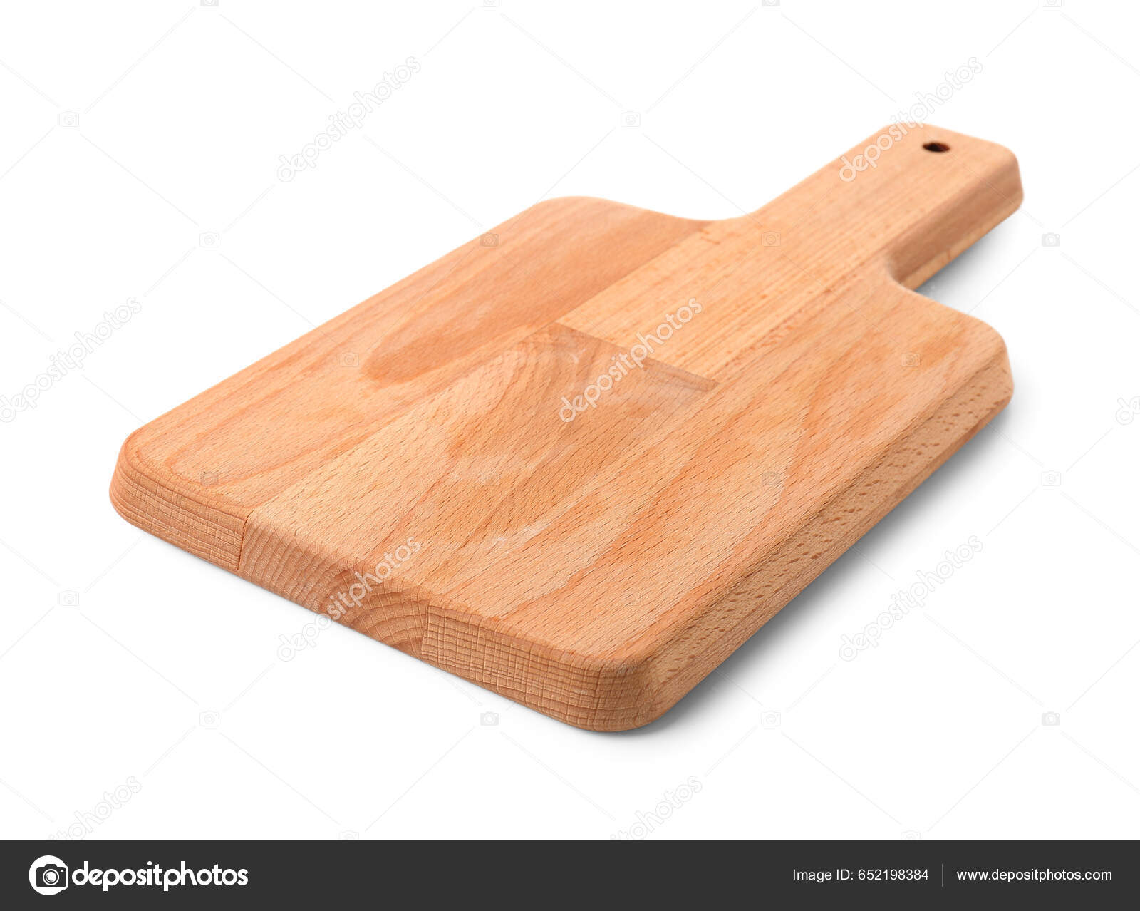 Wooden Kitchen Board Isolated White Background Stock Photo by ©serezniy ...