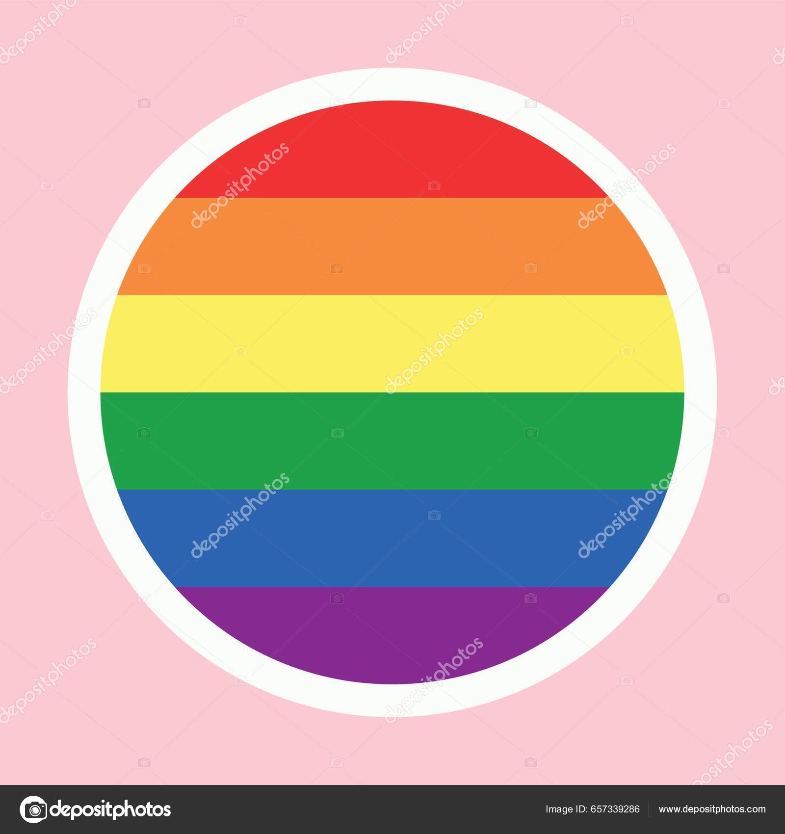 Lgbt Pride Flag Pink Background Stock Vector by ©serezniy 657339286