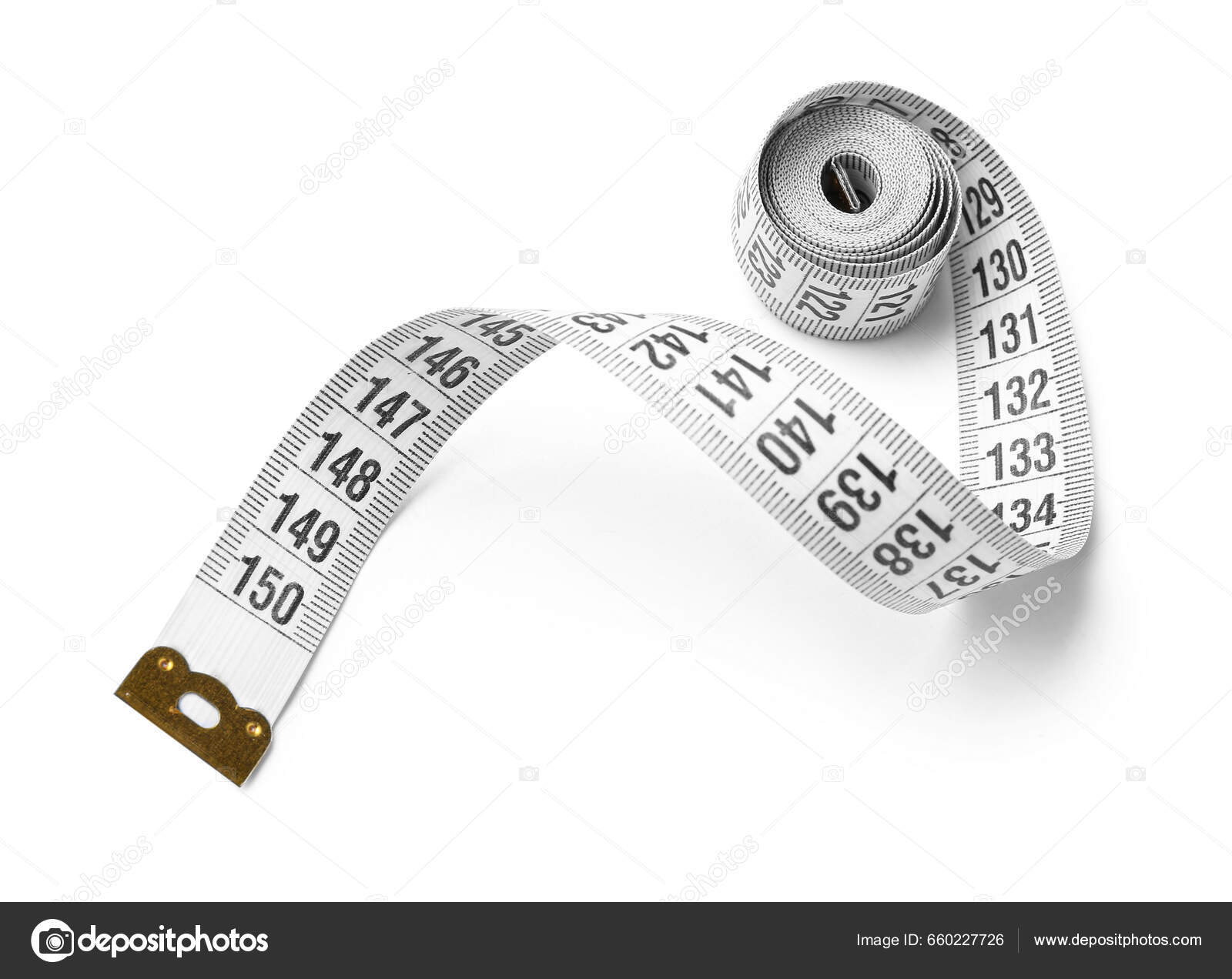 Tape Measure White Background — Stock Photo © serezniy #660227726