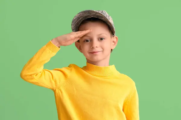 Boy saluting Stock Photos, Royalty Free Boy saluting Images | Depositphotos
