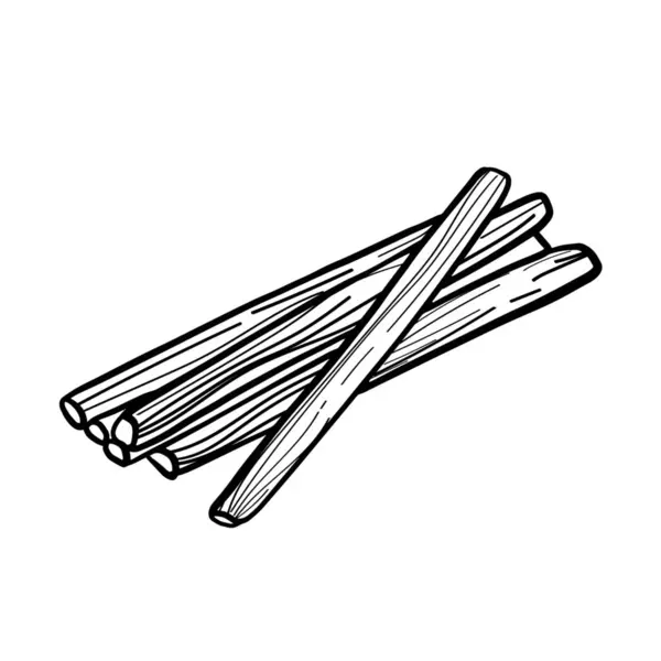 Cassava stick Vektor Stok, Ilustrasi Cassava stick Bebas Royalti ...