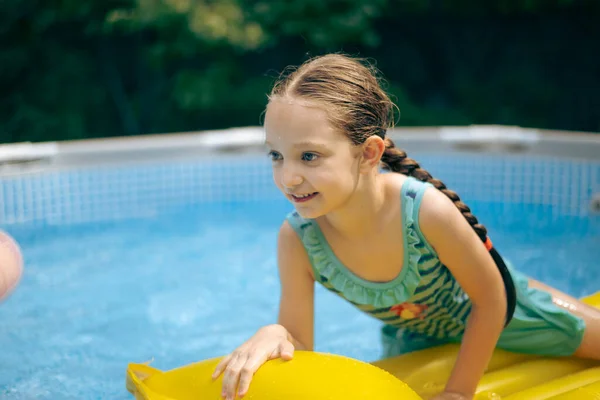 Child Girl Pool — Stock Photo © avagyanlevon #665305778