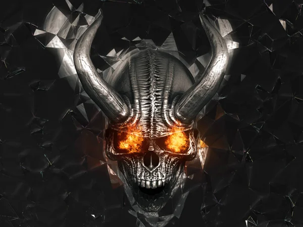 Demonic Skull Wallpaper