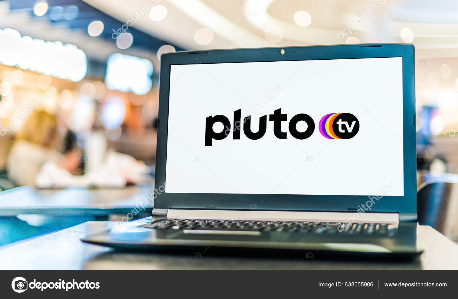 Poznan Pol Nov 2022 Laptop Computer Displaying Logo Pluto Free — Stock ...