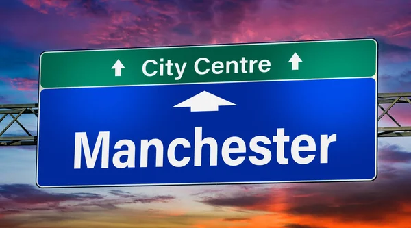 Manchester cidade no mapa Stock Photos, Royalty Free Manchester cidade ...