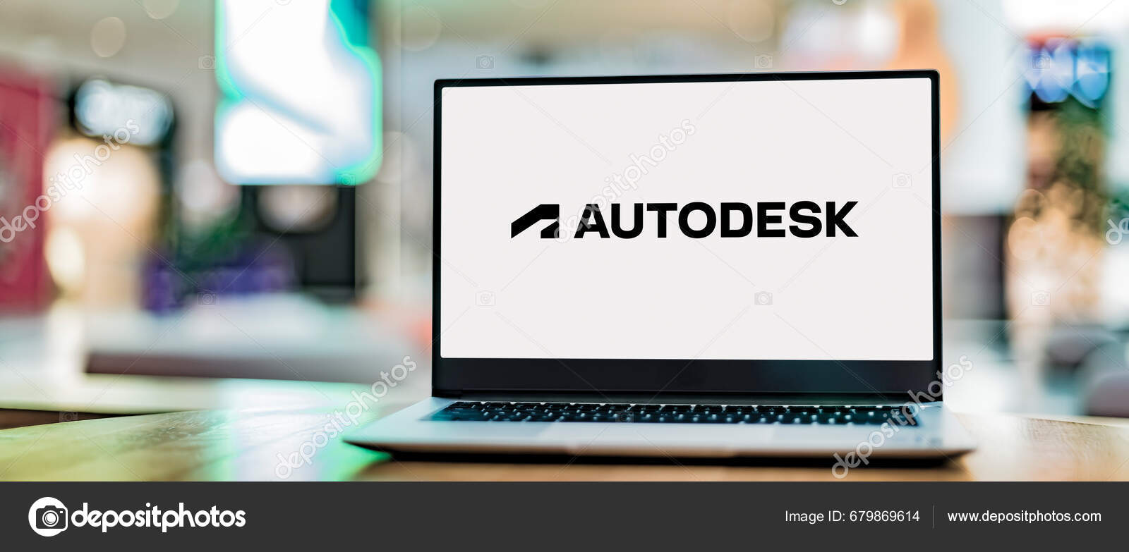 Poznan Pol Abr 2022 Computadora Portátil Que Muestra Logotipo Autodesk — Foto editorial de stock ...