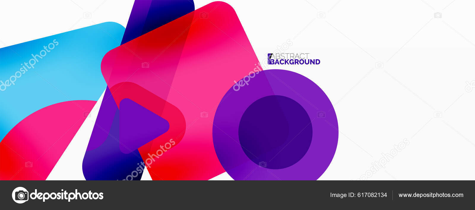 Primitive Geometric Shapes Line Triangle Square Circle Composition ...