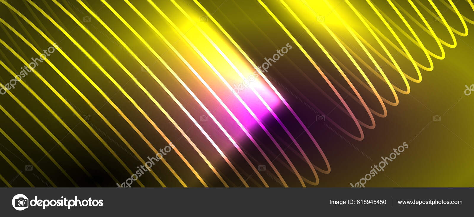 Shiny Neon Waves Dynamic Electric Motion Energy Speed Concept Vector ...