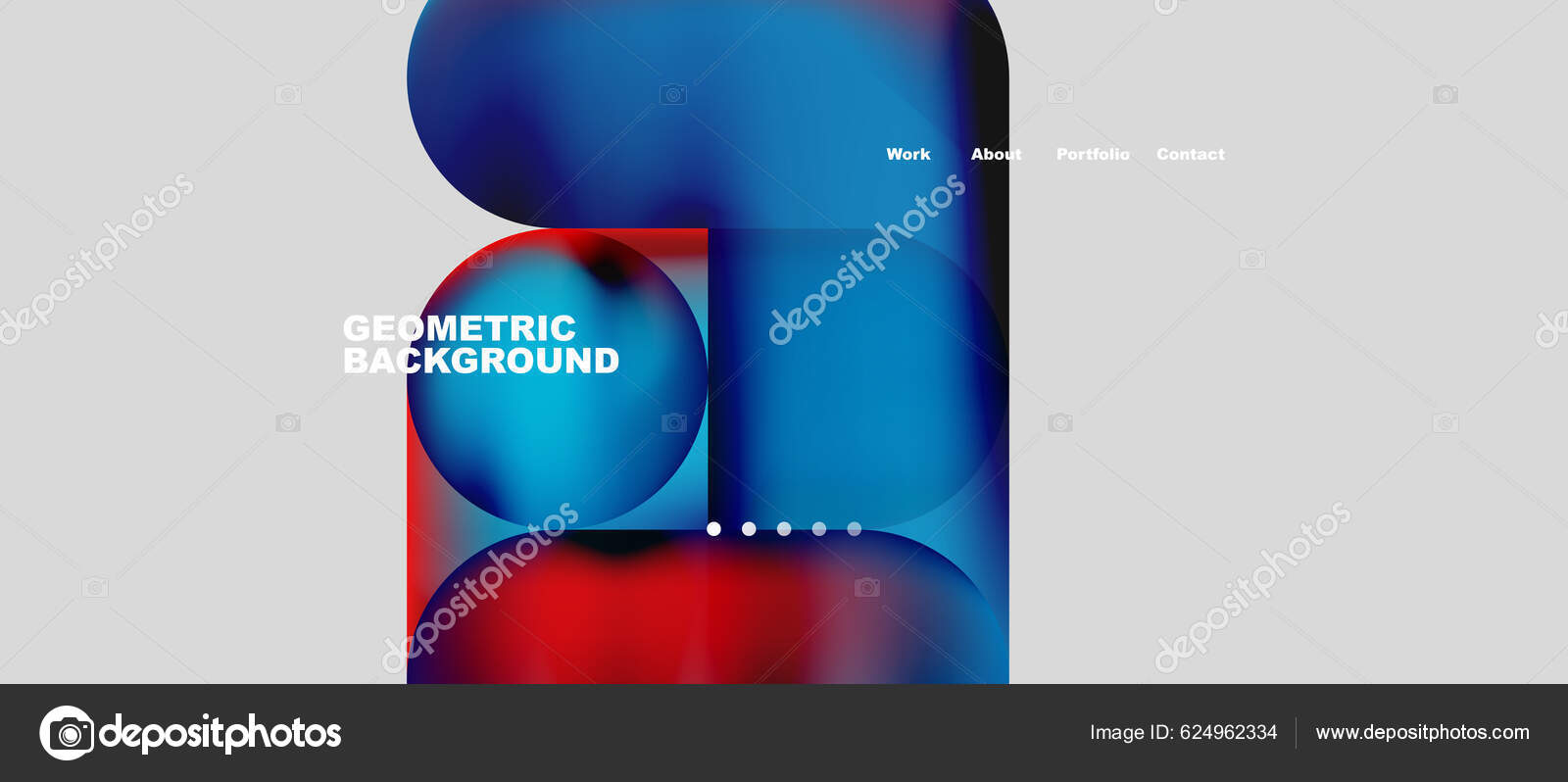 Shapes Circles Liquid Gradients Stock Vector by ©akomov 624962334