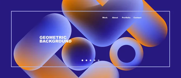 Shapes Circles Liquid Gradients Stock Vector by ©akomov 632926944