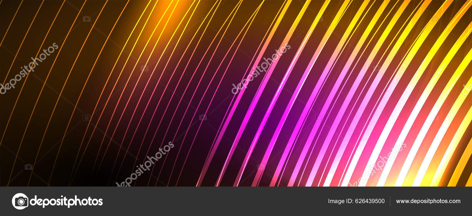 Shiny Neon Waves Dynamic Electric Motion Energy Speed Concept Vector ...