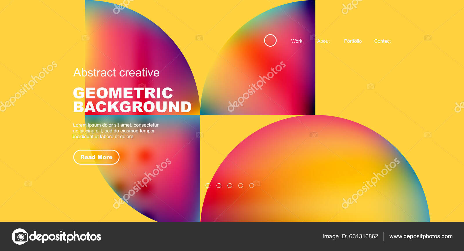 Circles Shapes Lines Fluid Gradients Abstract Background Vector ...
