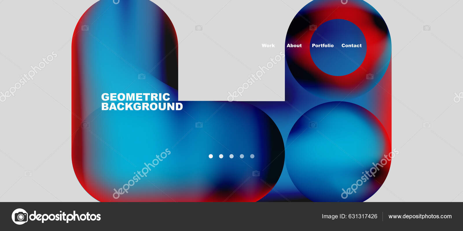 Shapes Circles Liquid Gradients Stock Vector by ©akomov 631317426