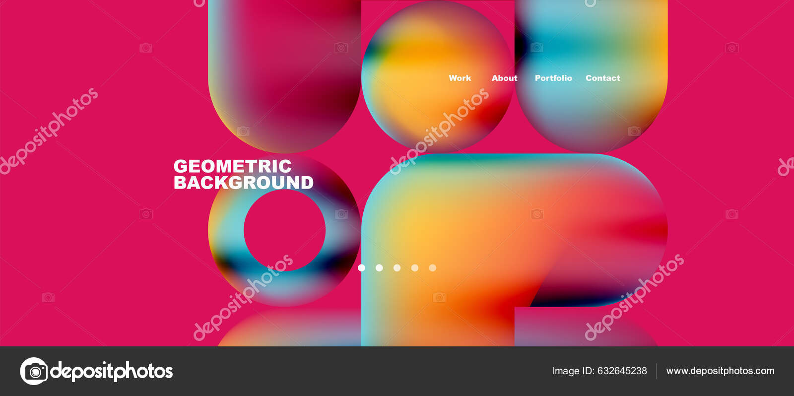 Shapes Circles Liquid Gradients Stock Vector by ©akomov 632645238