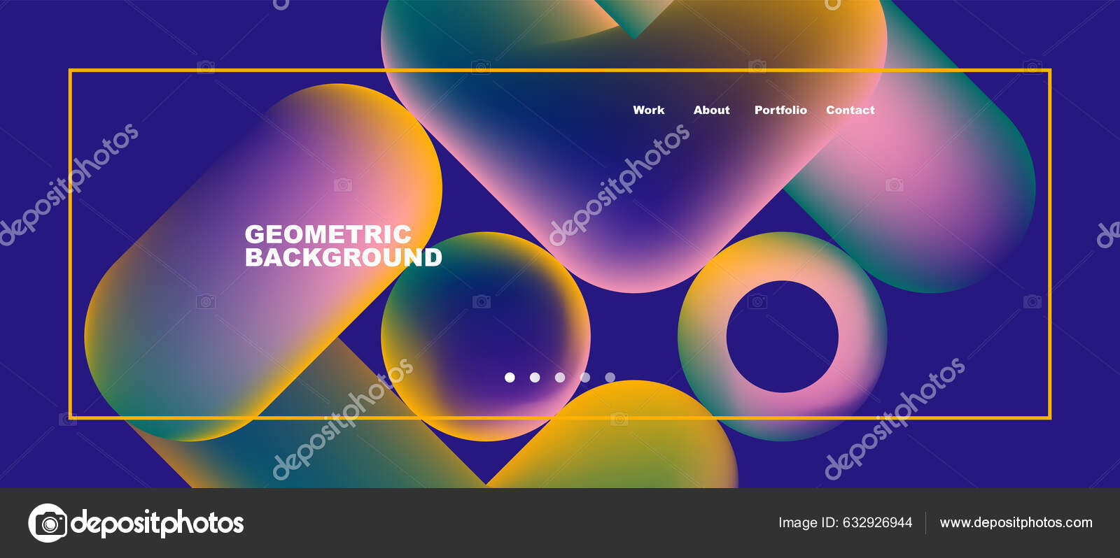 Shapes Circles Liquid Gradients Stock Vector by ©akomov 632926944