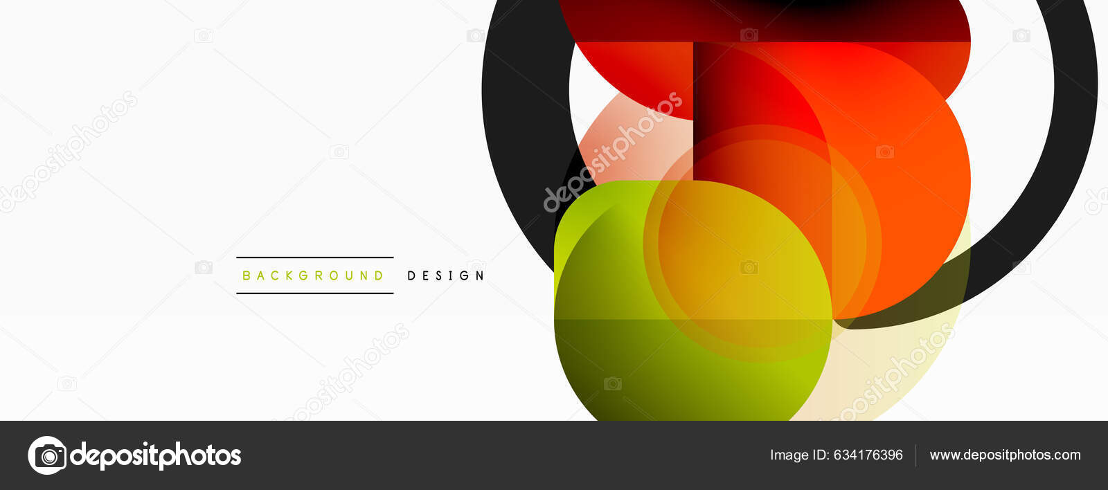 Triangle Shapes Lines Circles Geometric Vector Illustration Wallpaper ...