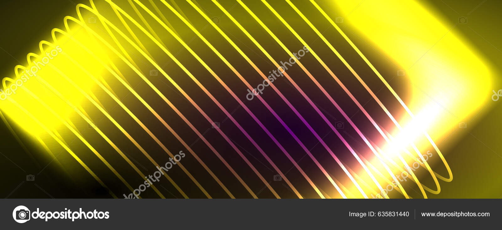 Shiny Neon Waves Dynamic Electric Motion Energy Speed Concept Vector ...