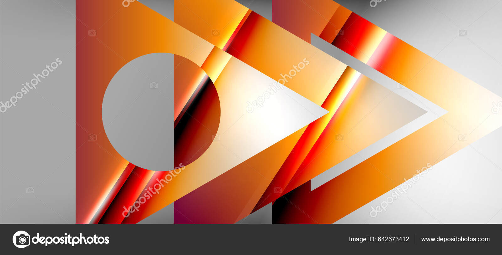 Triangle Abstract Background Shiny Glossy Effects Vector Illustration ...