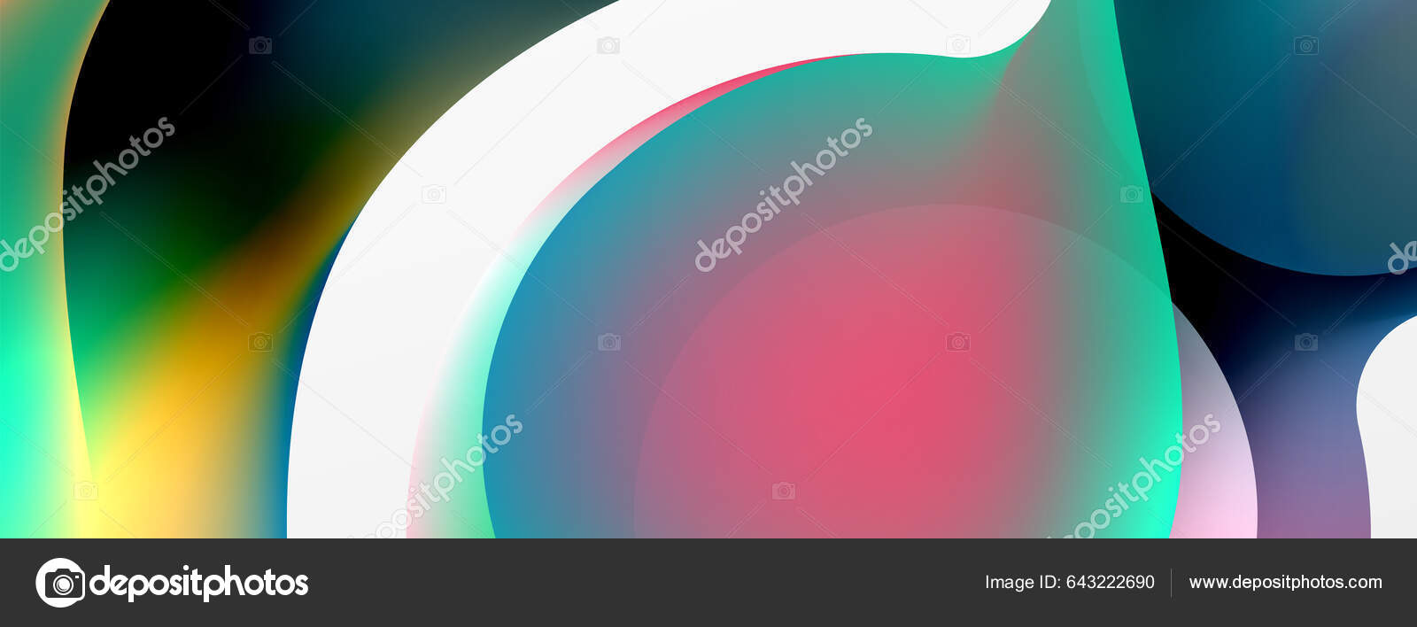 Fluid Abstract Background Liquid Color Gradients Composition Shapes ...