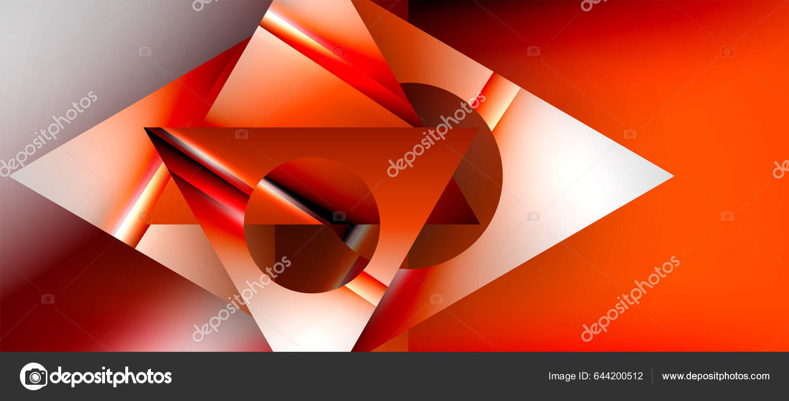 Triangle Abstract Background Shiny Glossy Effects Vector Illustration ...