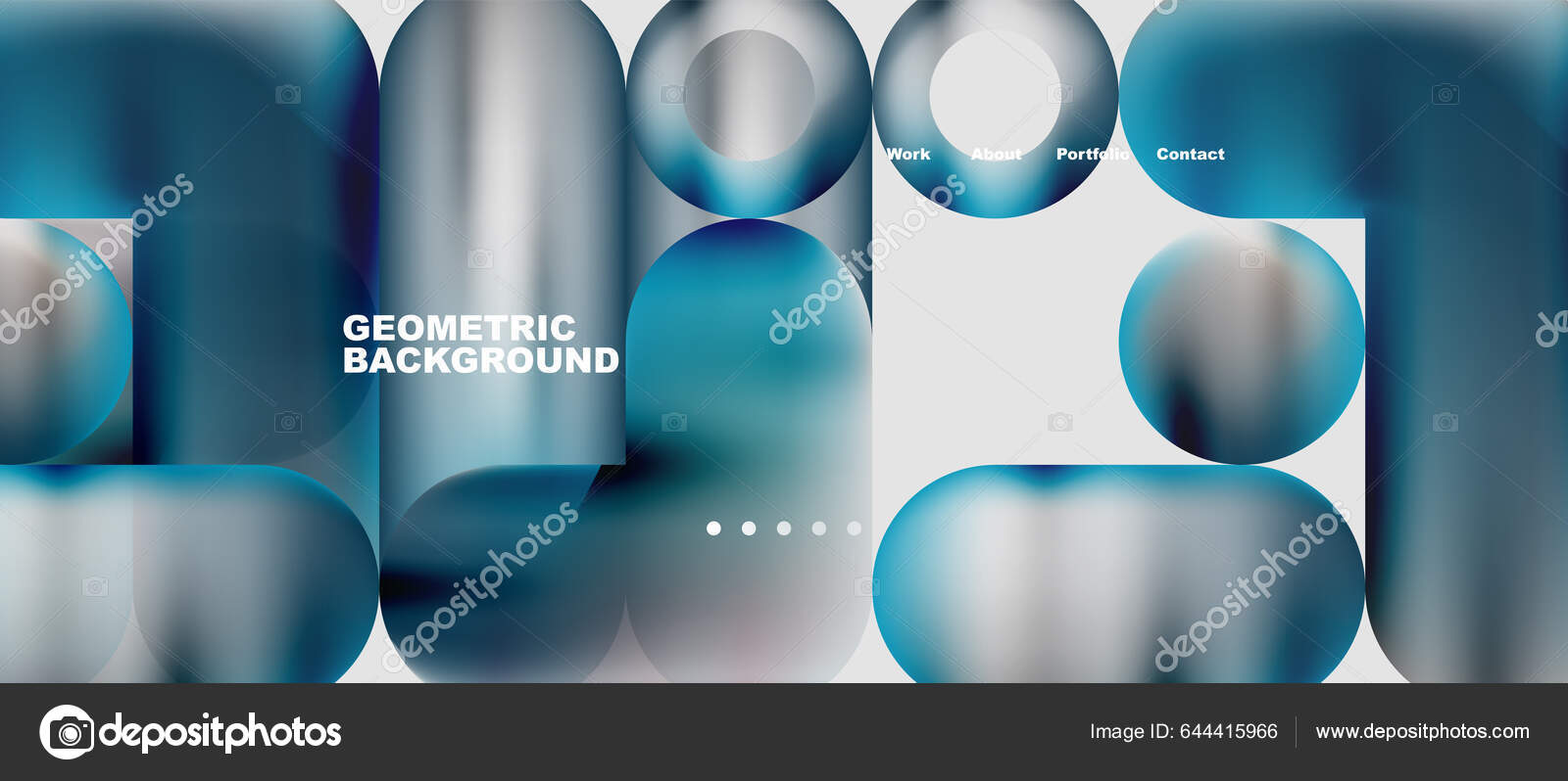 Shapes Circles Liquid Gradients Stock Vector by ©akomov 644415966