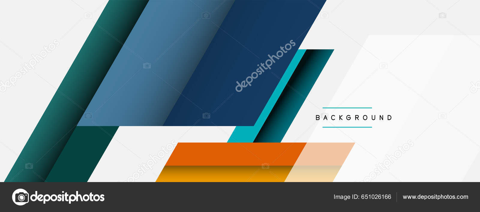 Vector Background Abstract Overlapping Color Lines Design Shadow ...