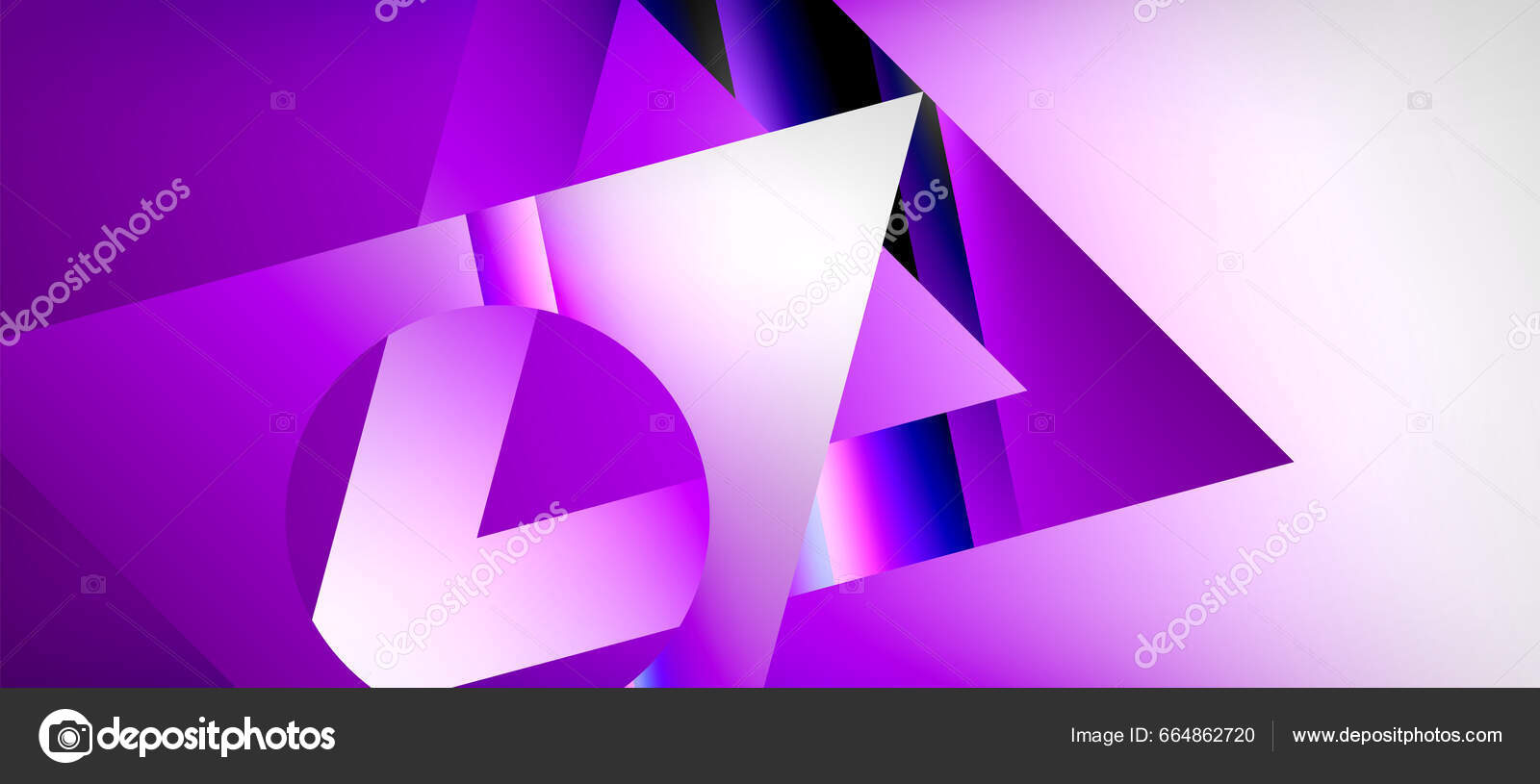 Triangle Abstract Background Shiny Glossy Effects Vector Illustration ...