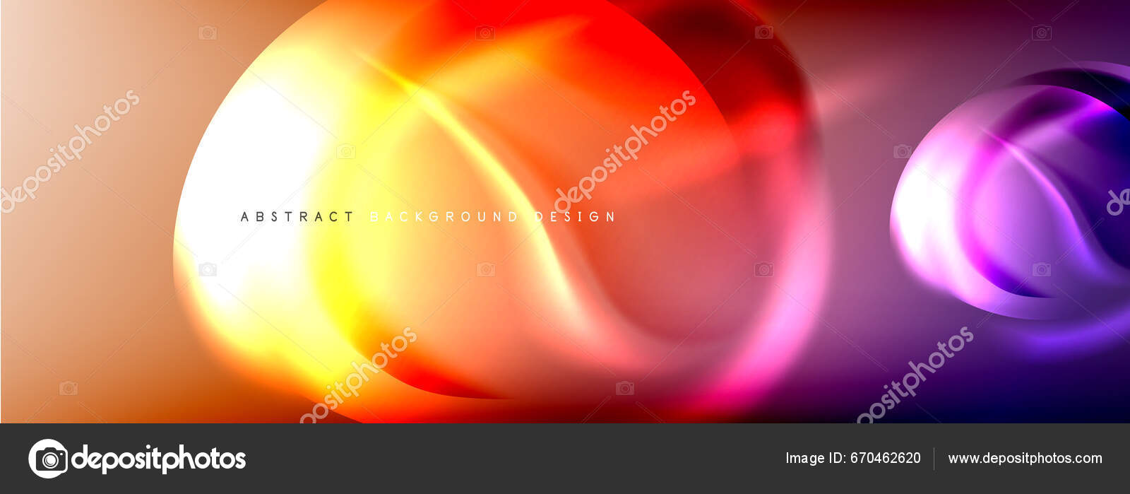 Color Gradient Shadows Light Effects Background Lens Flares Circles ...