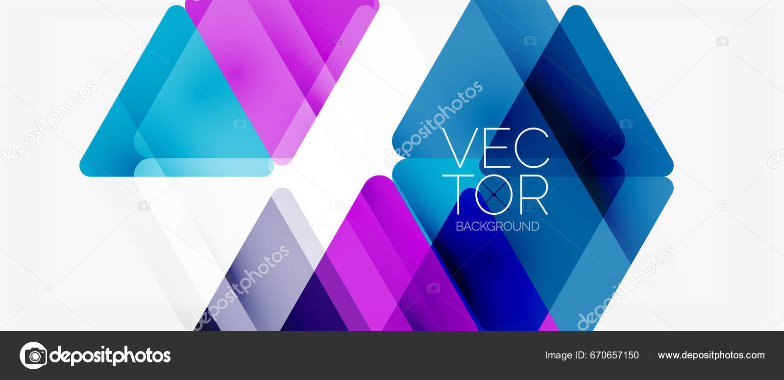 Abstract Background Color Transparent Triangles Mosaic Style Shadow ...