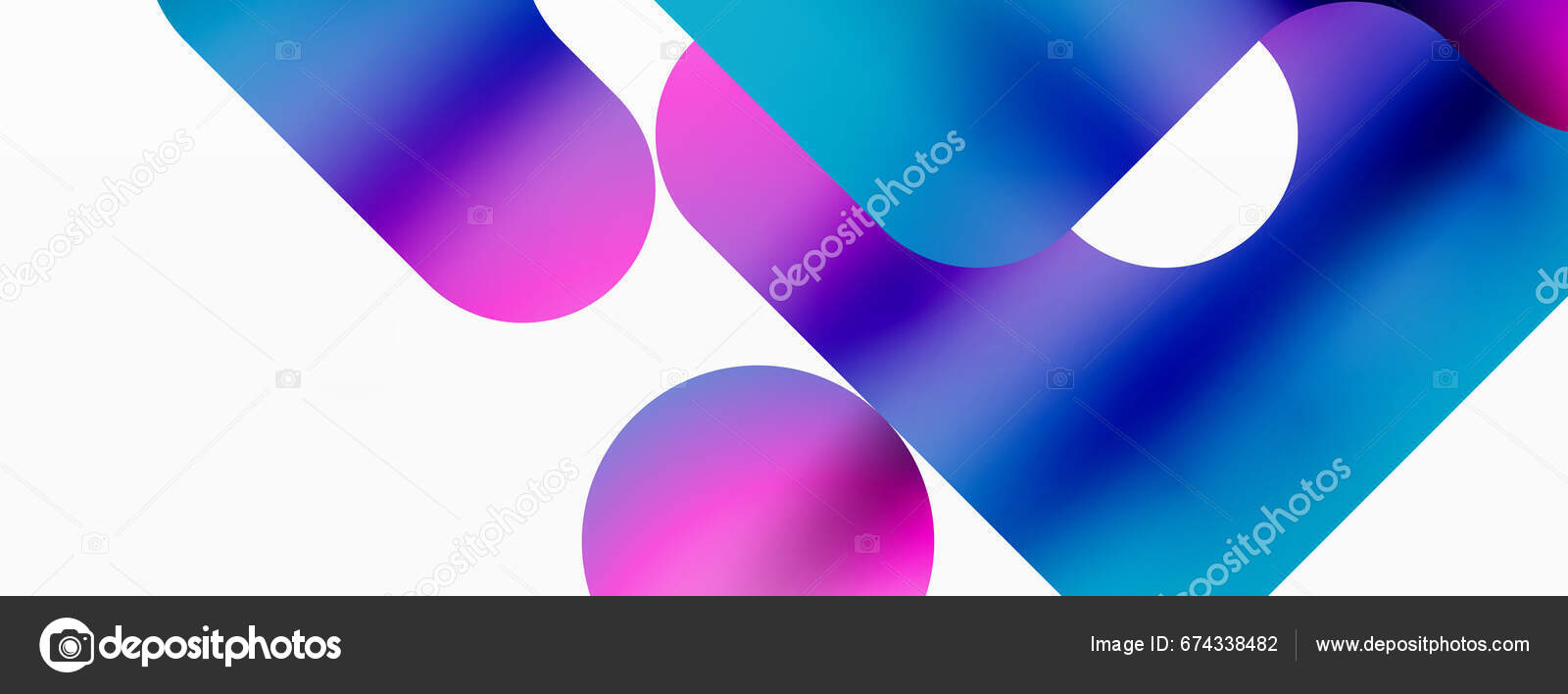Serene Symmetry Minimalist Lines Circles Merge Tranquil Dance Gradients ...