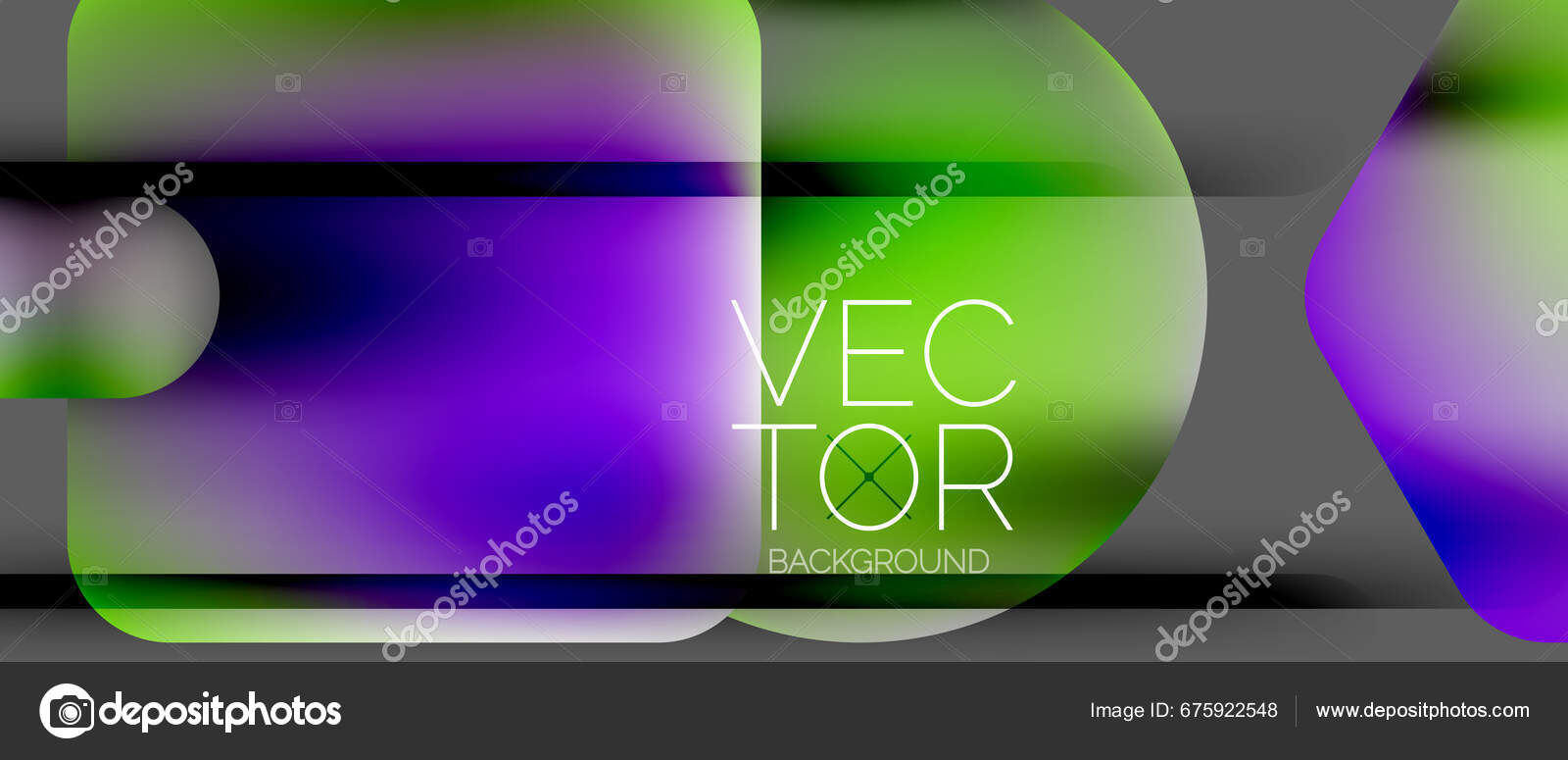 Dynamic Bright Colorful Geometric Elements Fluid Gradients Lights ...