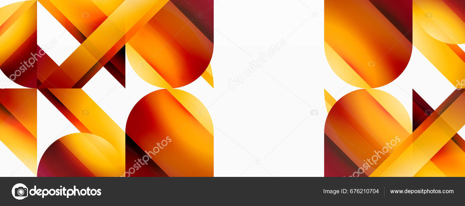 Gradient Color Triangles Circles White Dynamic Blend Creating ...