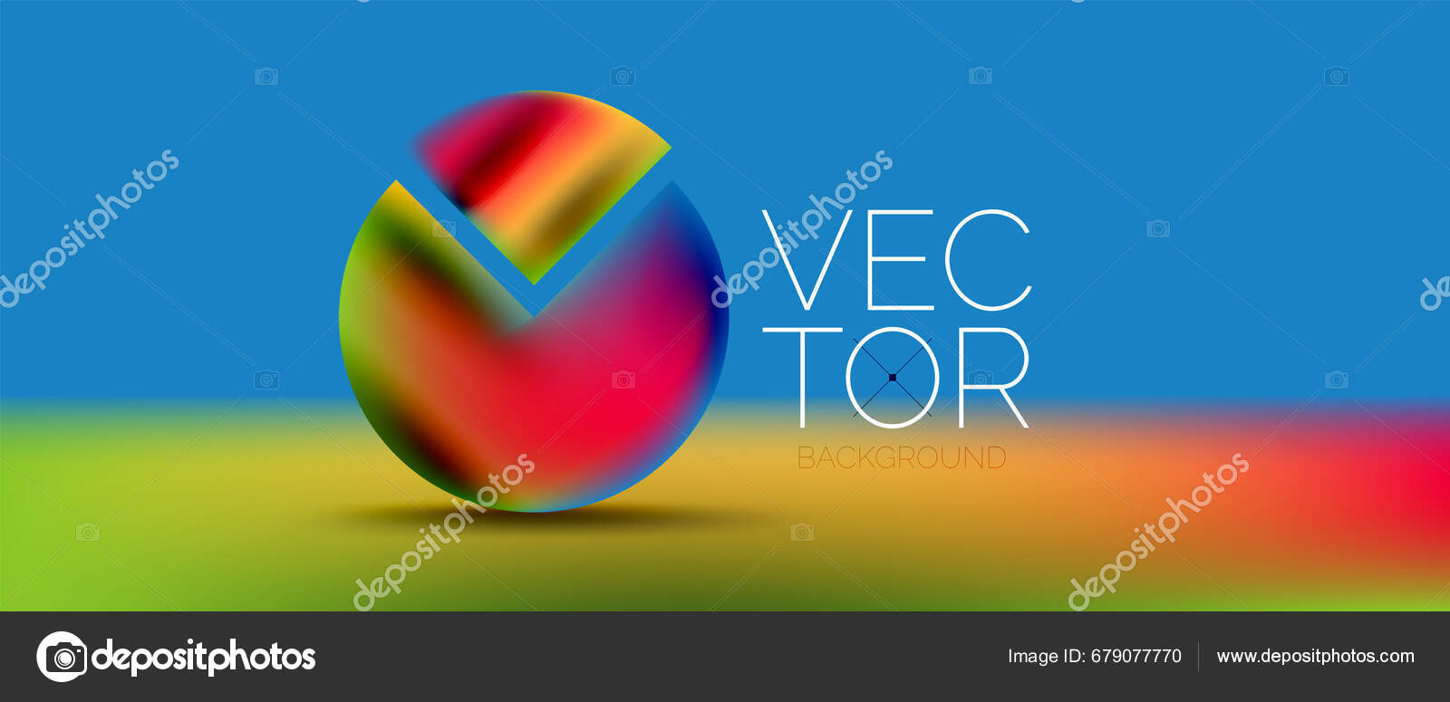 Liquid Gradient Color Geometric Shapes Circles Podium Background Stock ...