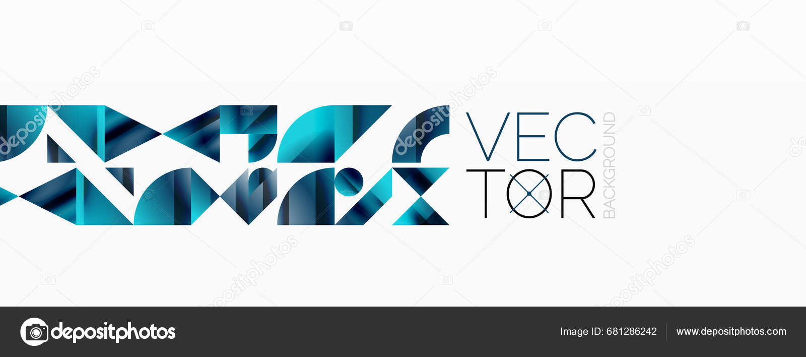 Assorted Geometric Shapes Unite Minimalistic Abstract Backdrop Offering ...