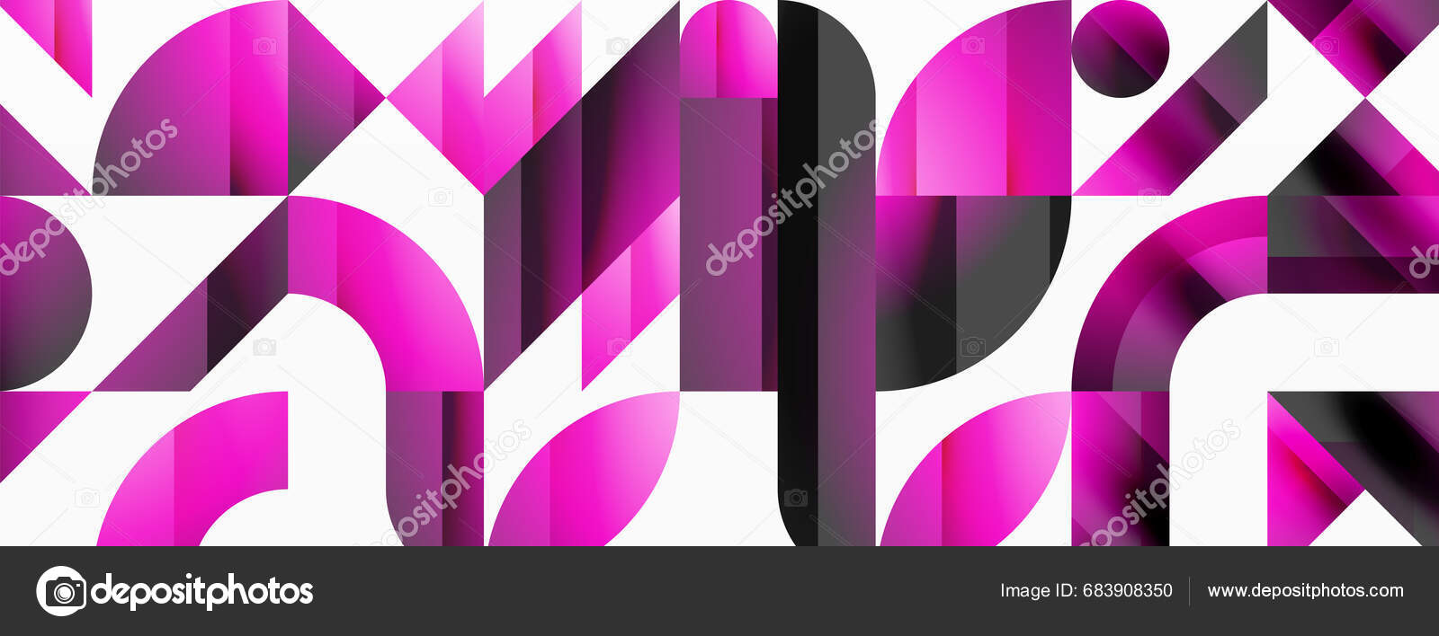 Amalgamation Geometric Forms Minimalist Abstract Canvas Providing ...