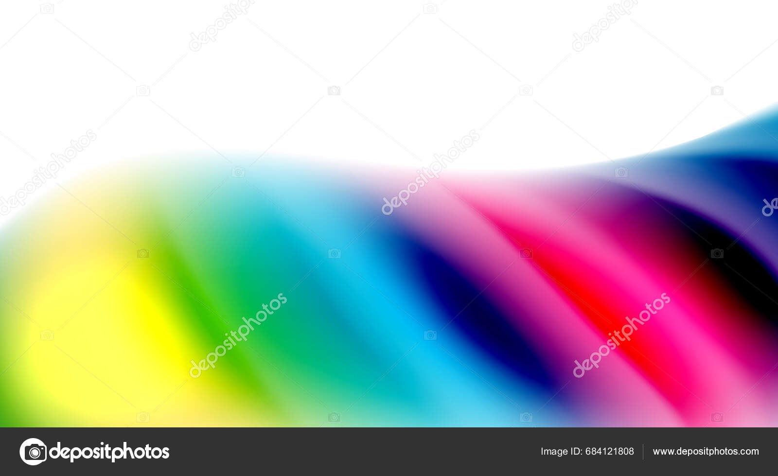 Color Mixing Liquid Rainbow Shape Background Stock Vector by ©akomov ...