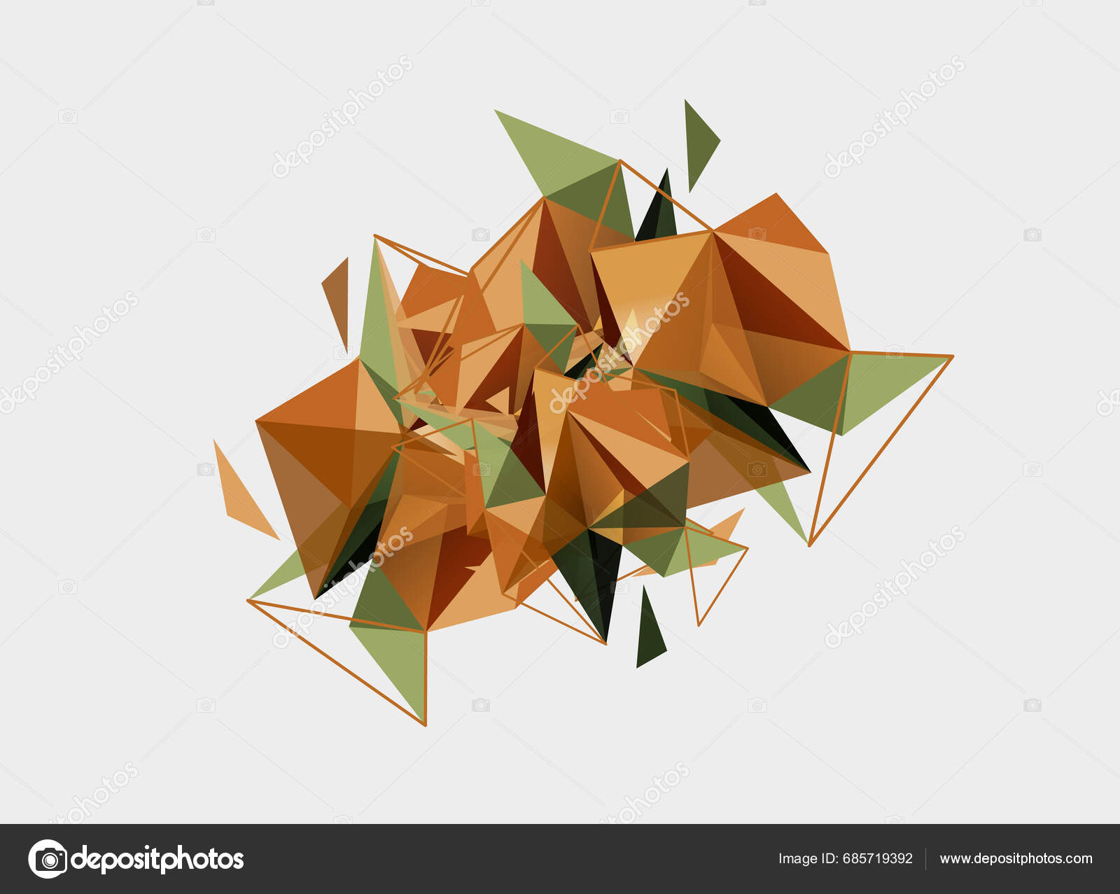 Triangle Mosaic Composition Geometric Abstract Background Dynamic Structured Visual Experience ...