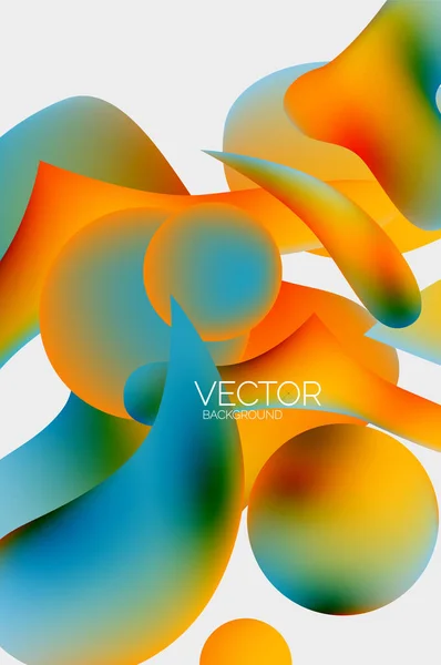 Abstract Liquid Bubble Background Liquid Gradients Stock Vector by ©akomov 692228576