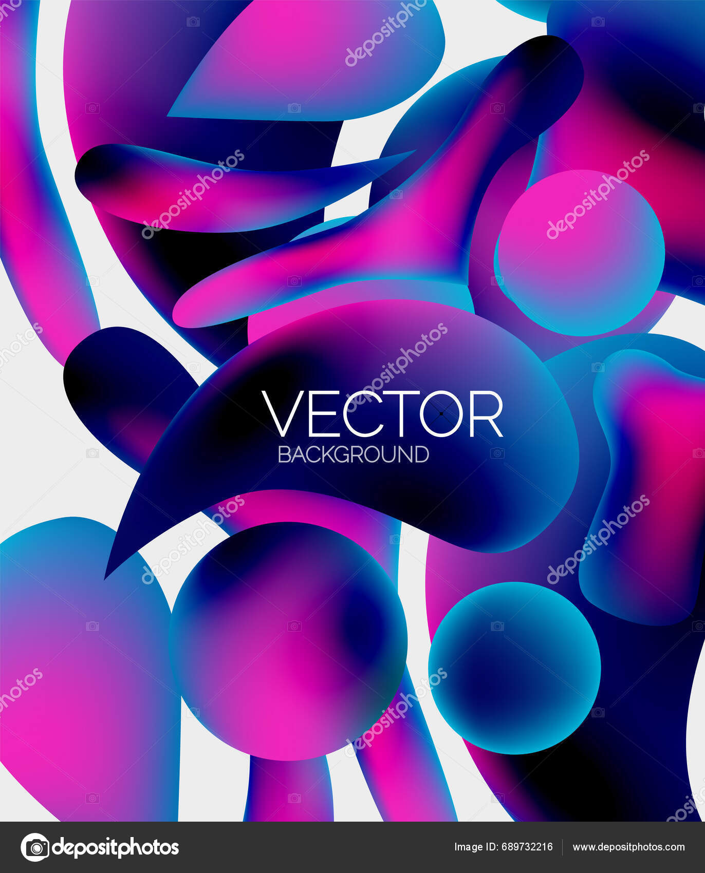 Abstract Liquid Bubble Background Liquid Gradients Stock Vector by ...