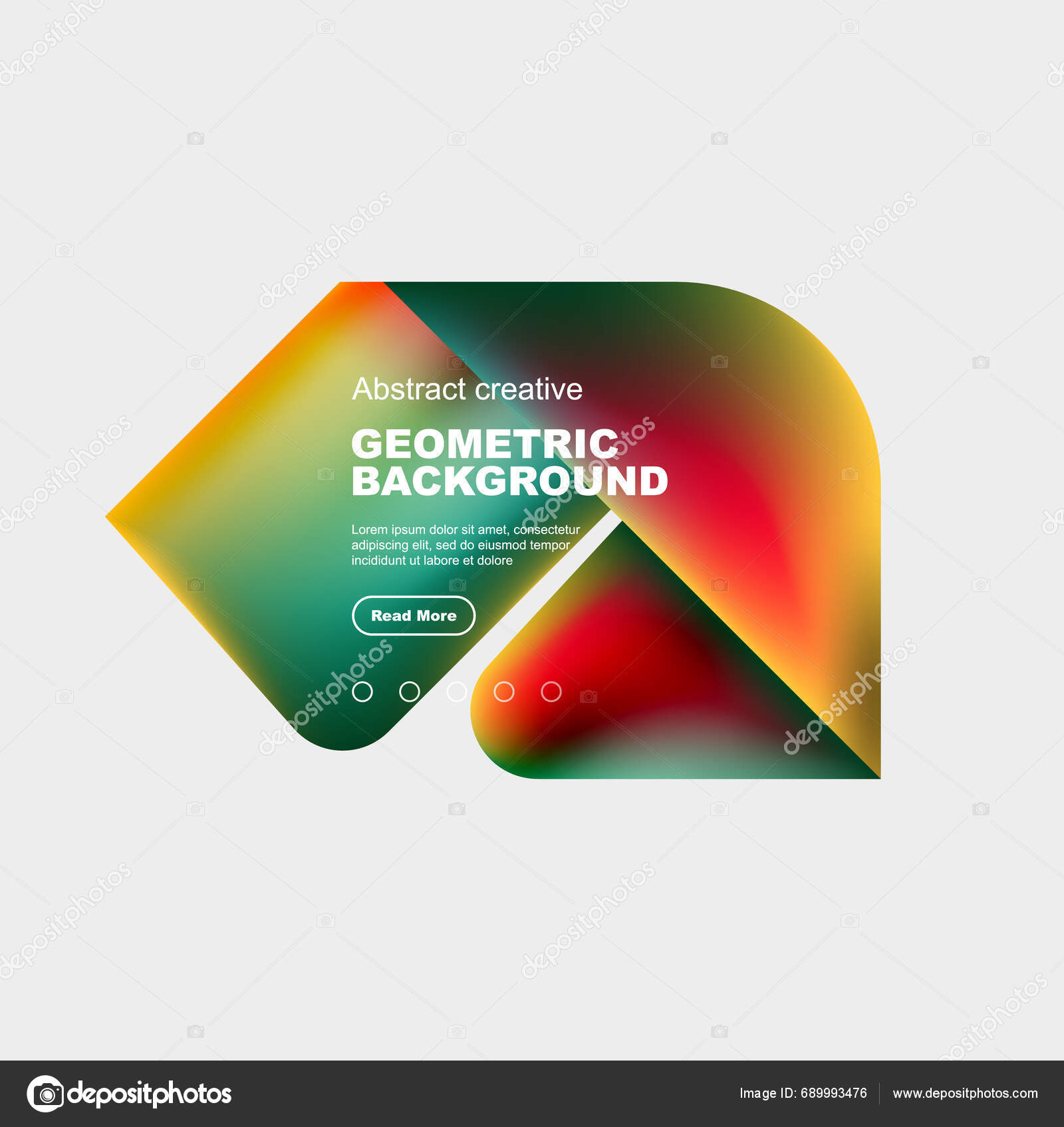 Square Triangle Design Fluid Gradients Abstract Background Stock Vector ...