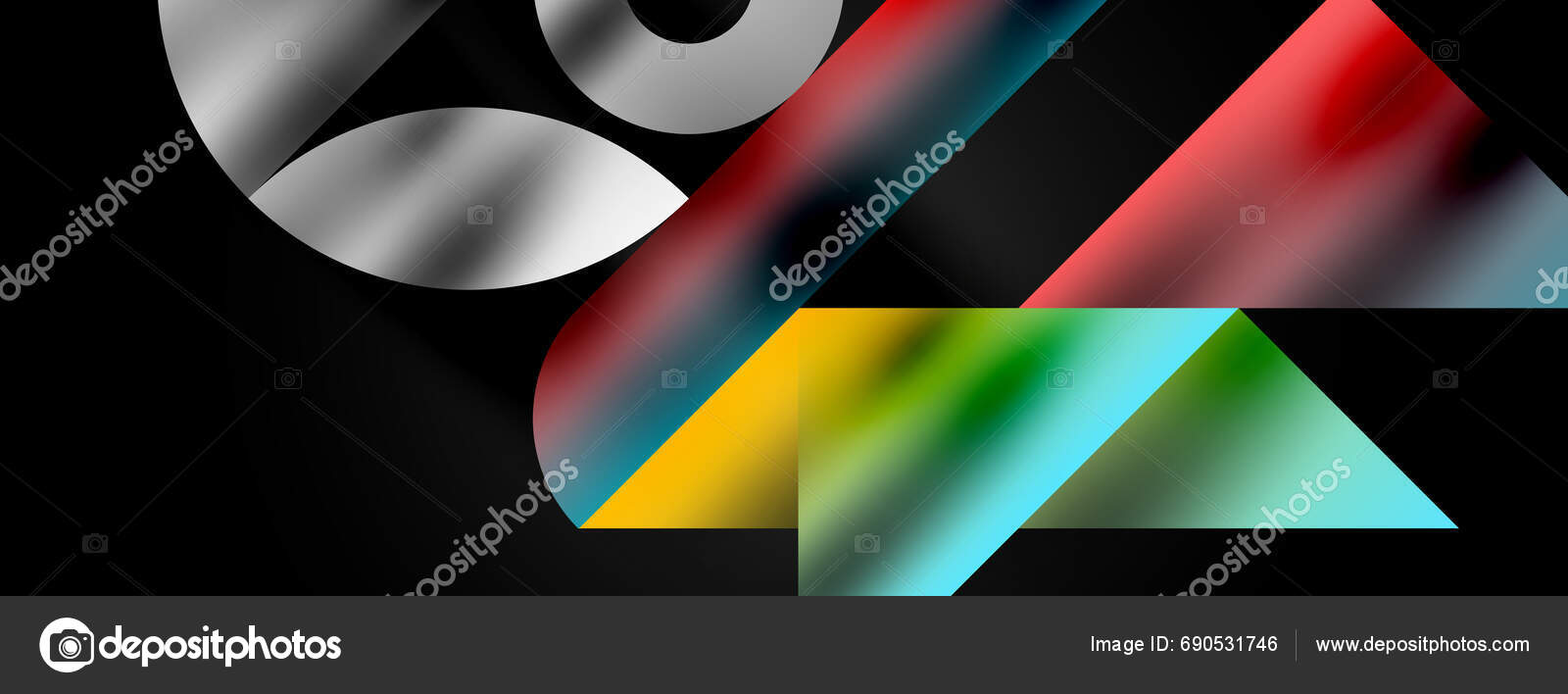 Composición Patrones Mosaico Que Presenta Una Interacción Armoniosa ...