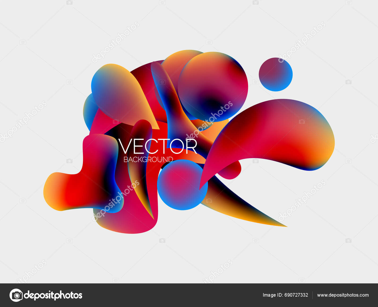 Abstract Liquid Bubble Background Liquid Gradients Stock Vector by ©akomov 690727332